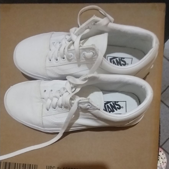 Vans | Shoes | Vanz White Original | Poshmark